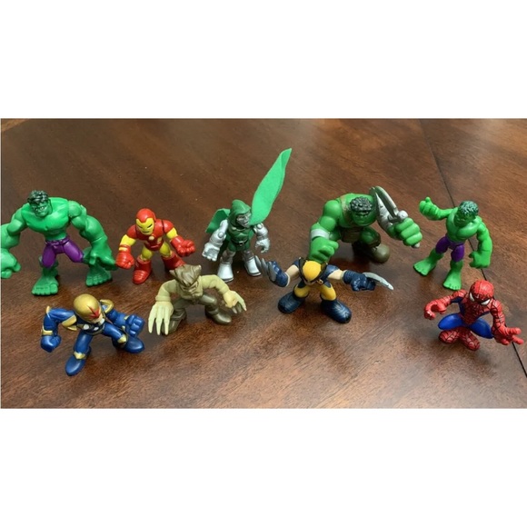 Hasbro | Toys | 9 Hasbro Marvel Playskool Superhero Squad Ironman ...